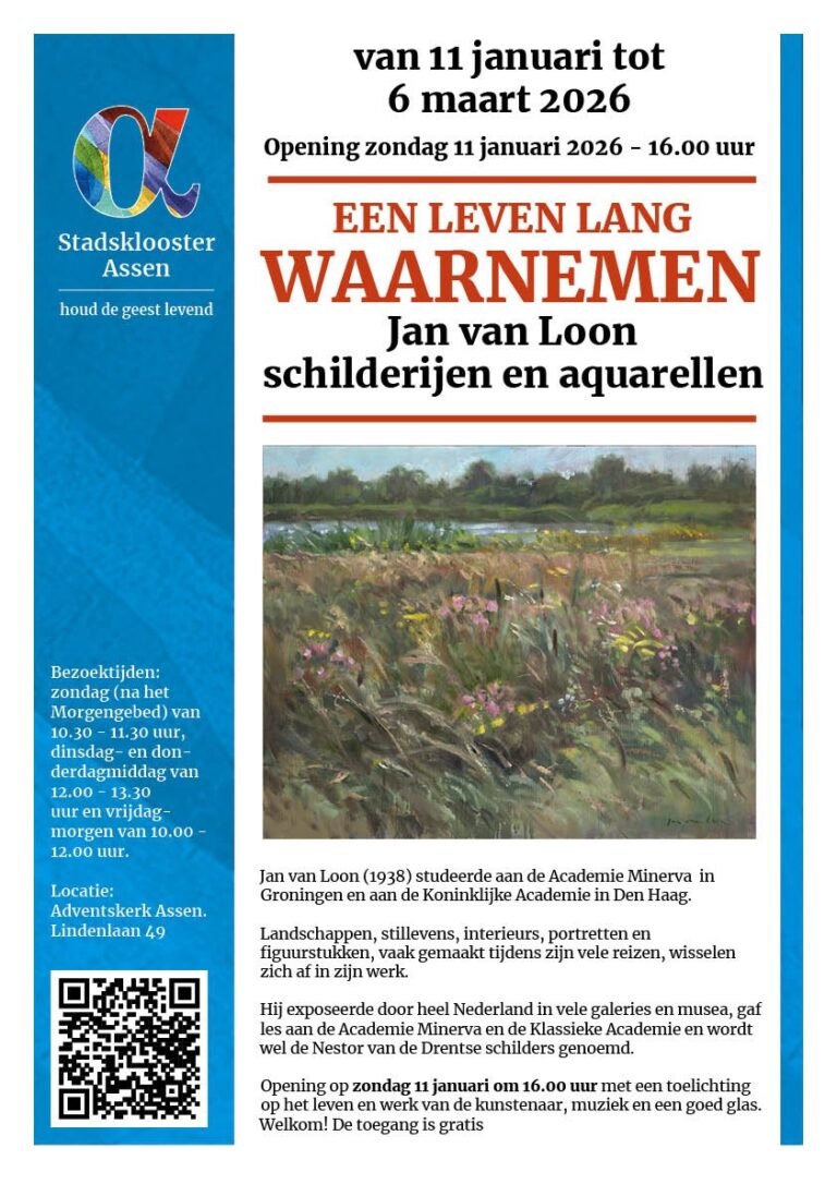 Jan van Loon neemt waar in Stadsklooster Assen - Drents ...